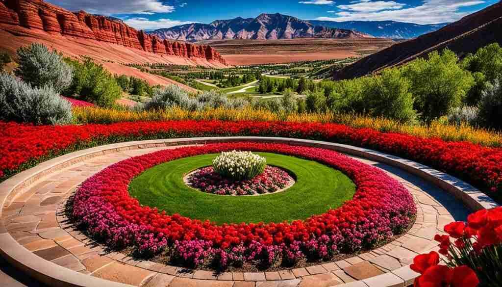 Red Flowers in Utah