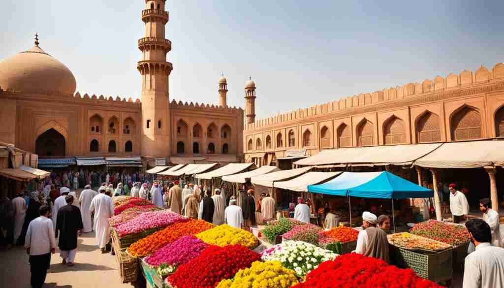 Red Flowers in Pakistan