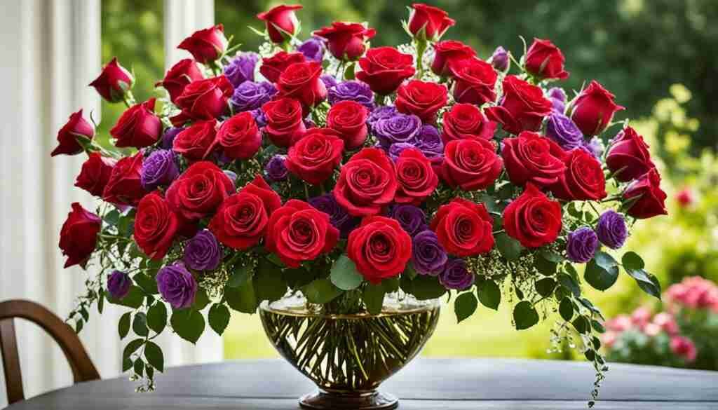 Red Flowers in Moldova