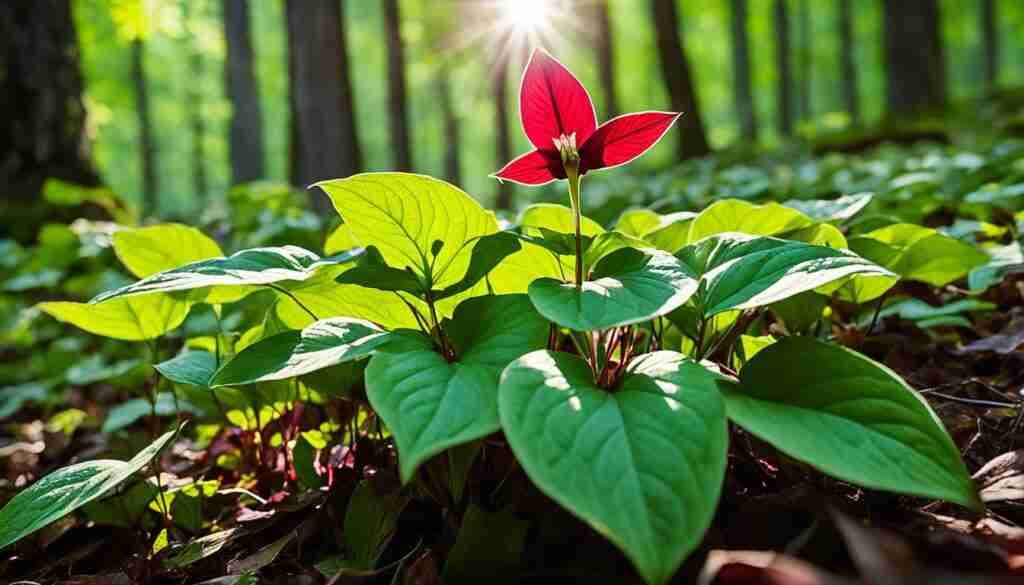 Red Flowers in Kentucky