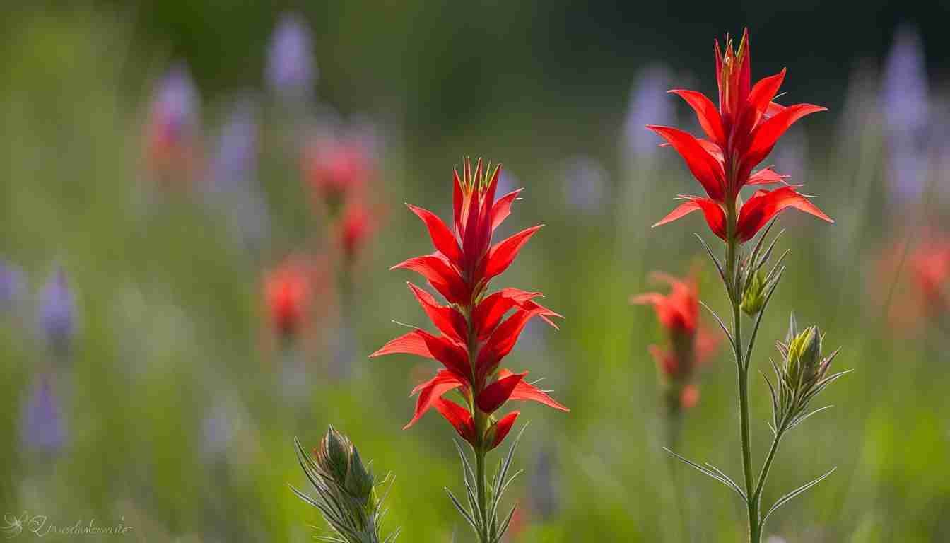 Red Flowers in Missouri