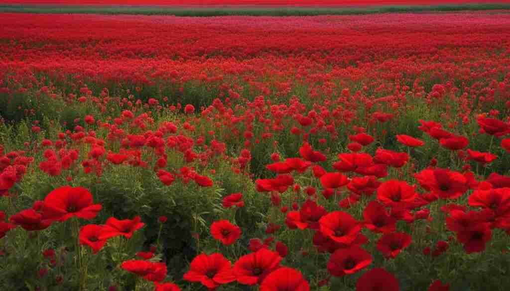 Red Flowers in Arkansas