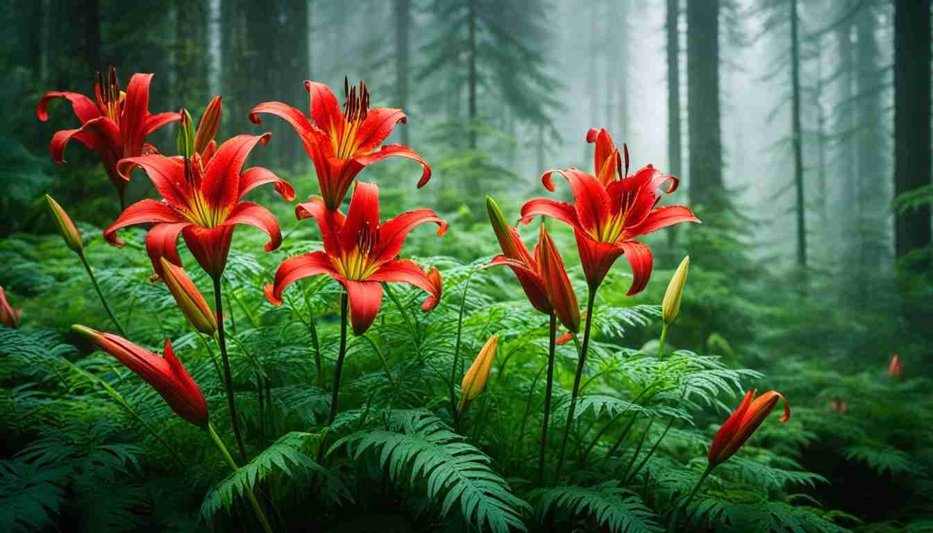 Red Flowers in Alaska