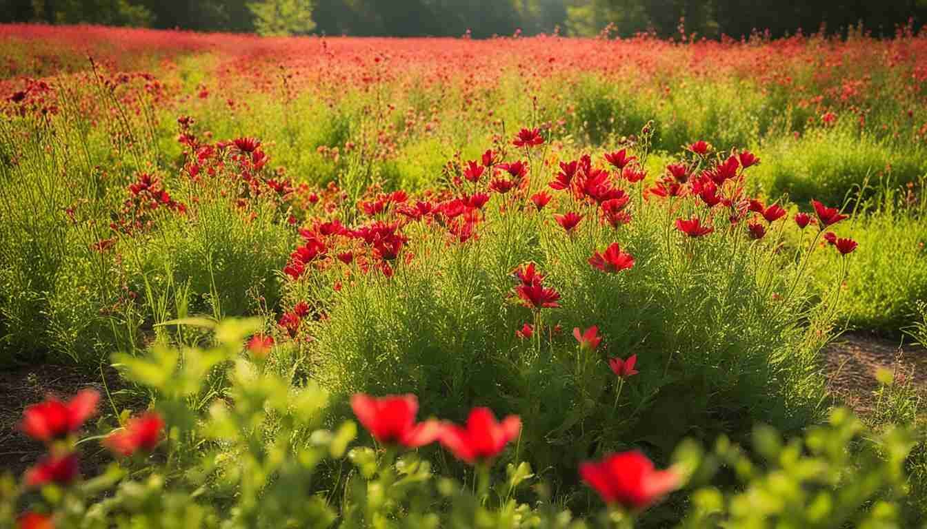 Red Flowers in New Jersey