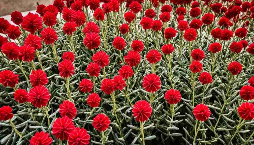 Red Flowers in Malta