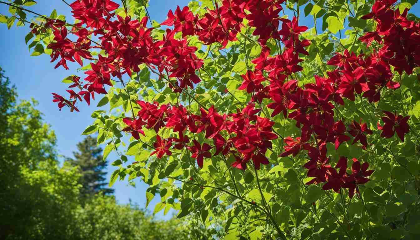Red Flowers in Wisconsin
