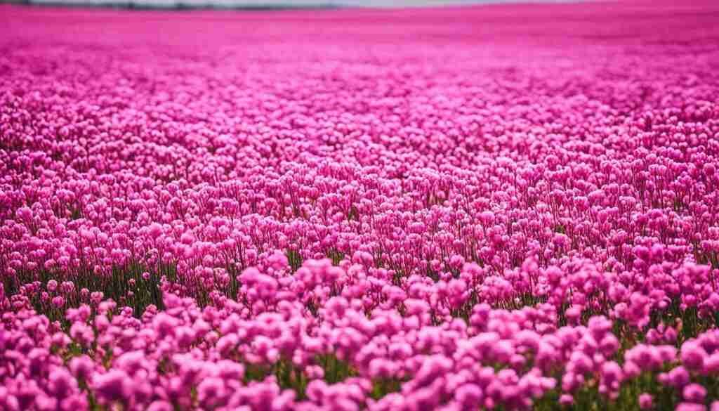 Pink Flowers in Ukraine
