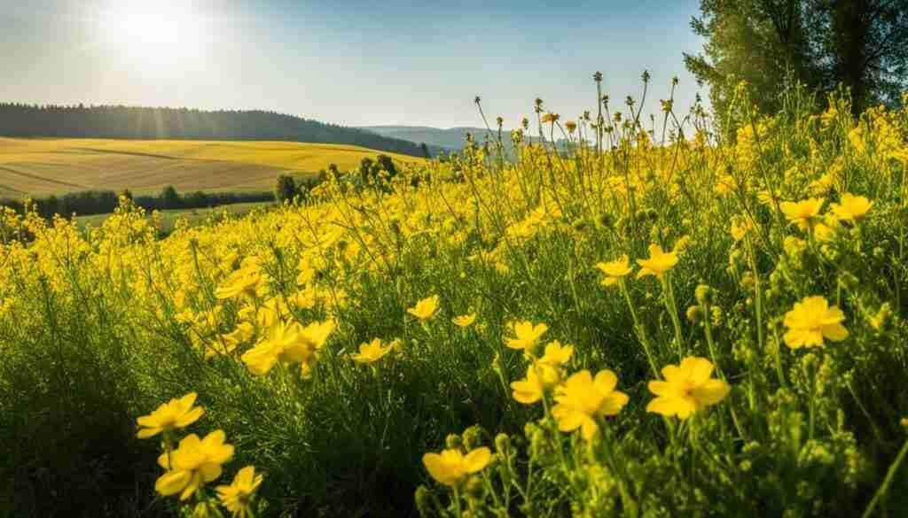 Yellow Flowers in Serbia