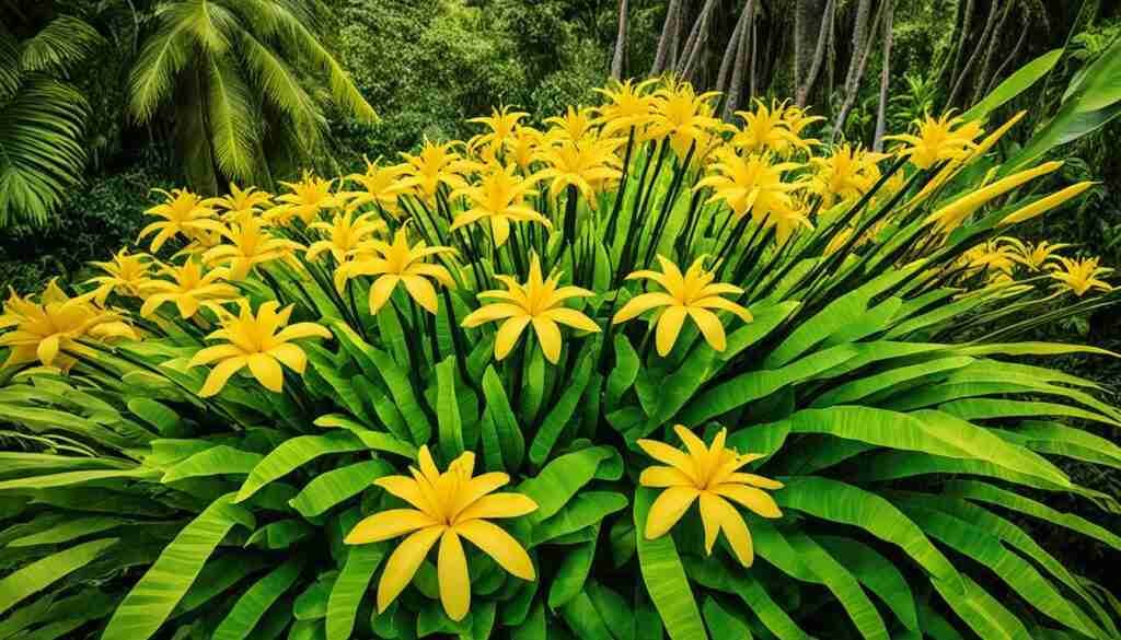 Yellow Flowers in Micronesia