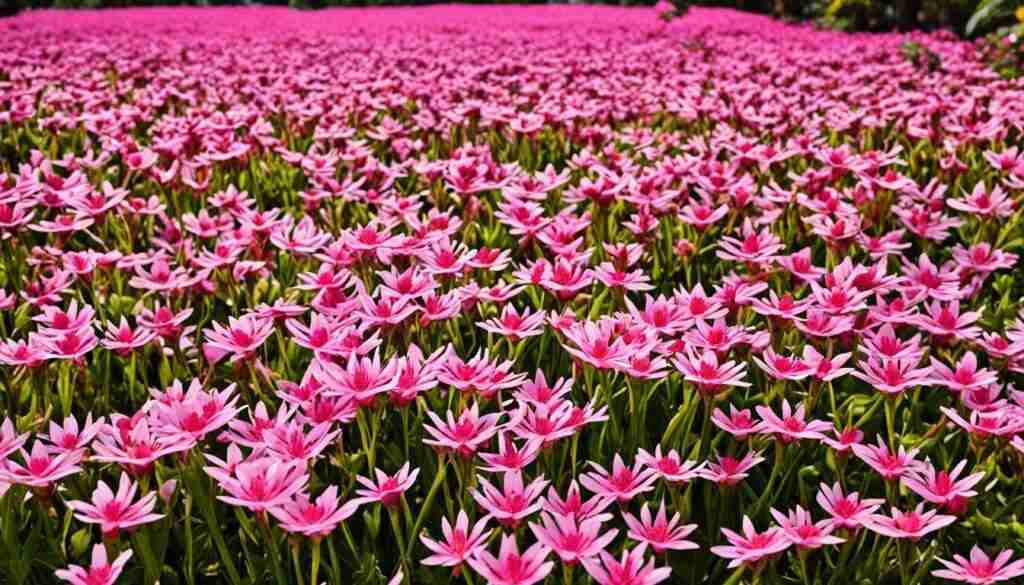 Pink Flowers in Suriname