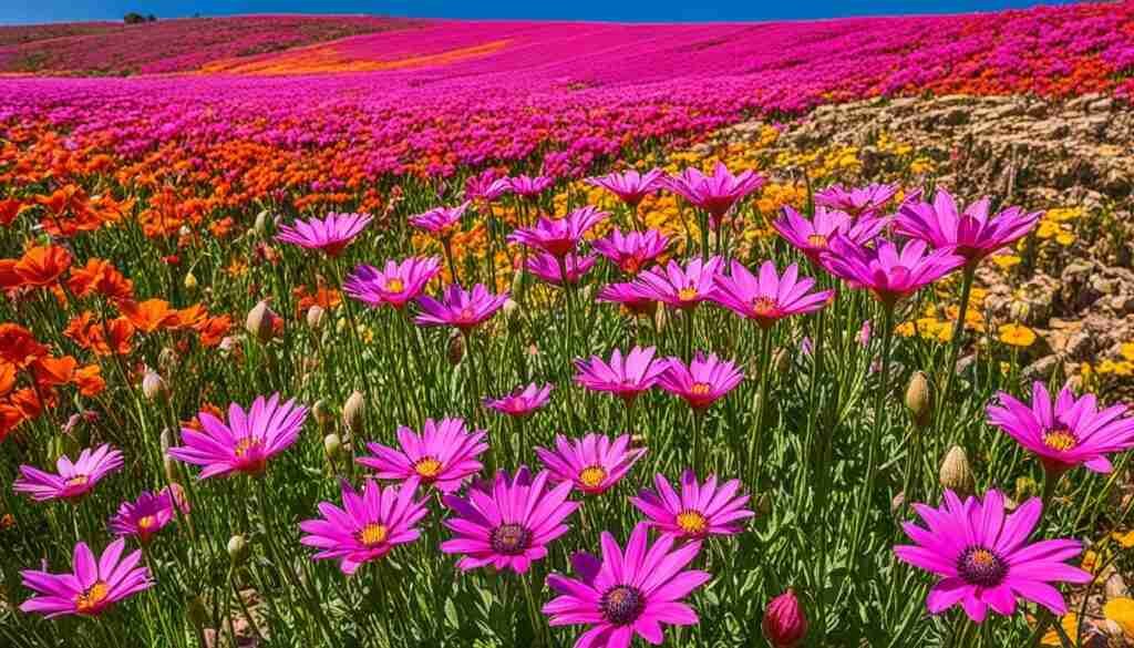 Pink Flowers in Spain