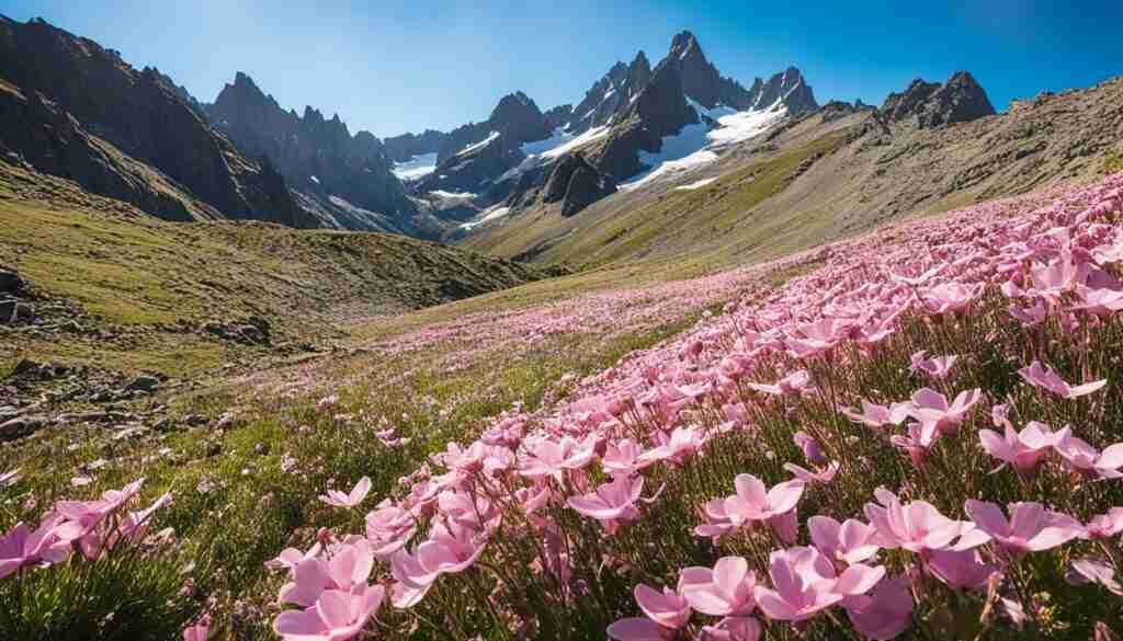 Pink Flowers in Idaho