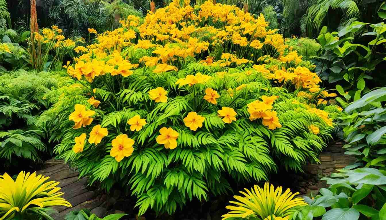 Yellow Flowers in Indonesia