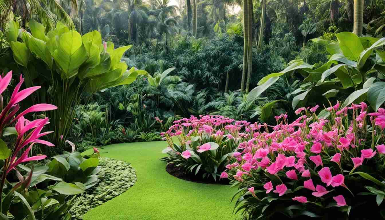 Pink Flowers in Sri Lanka