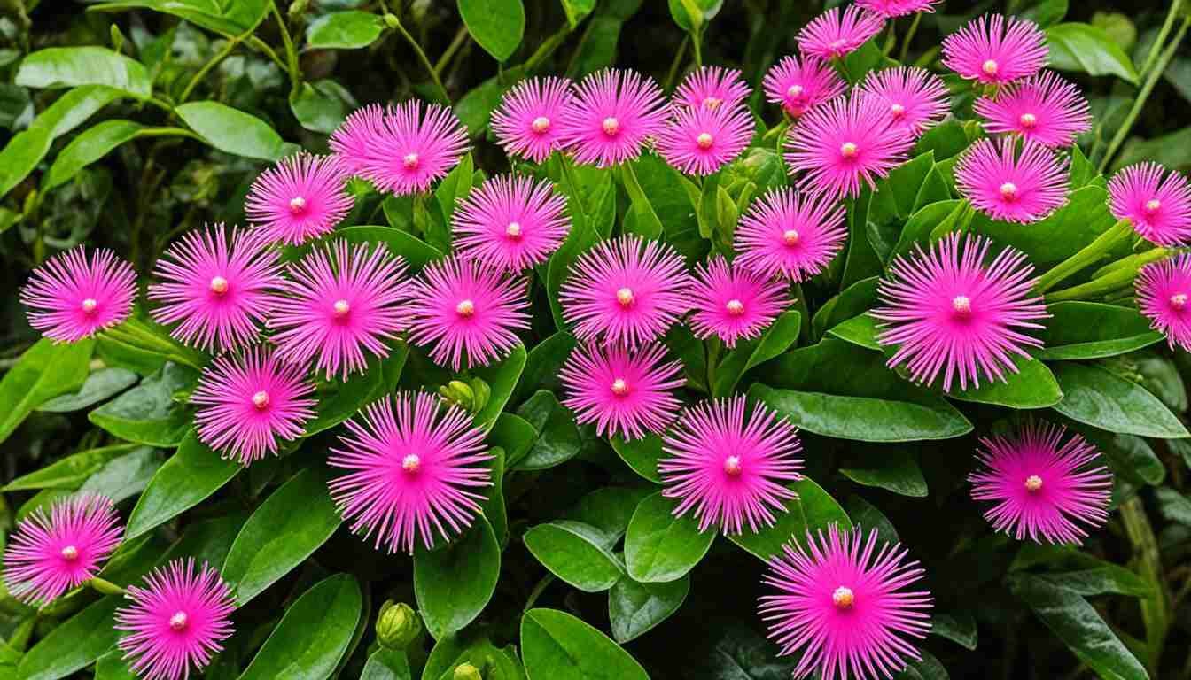 Pink Flowers in Sao Tome and Principe