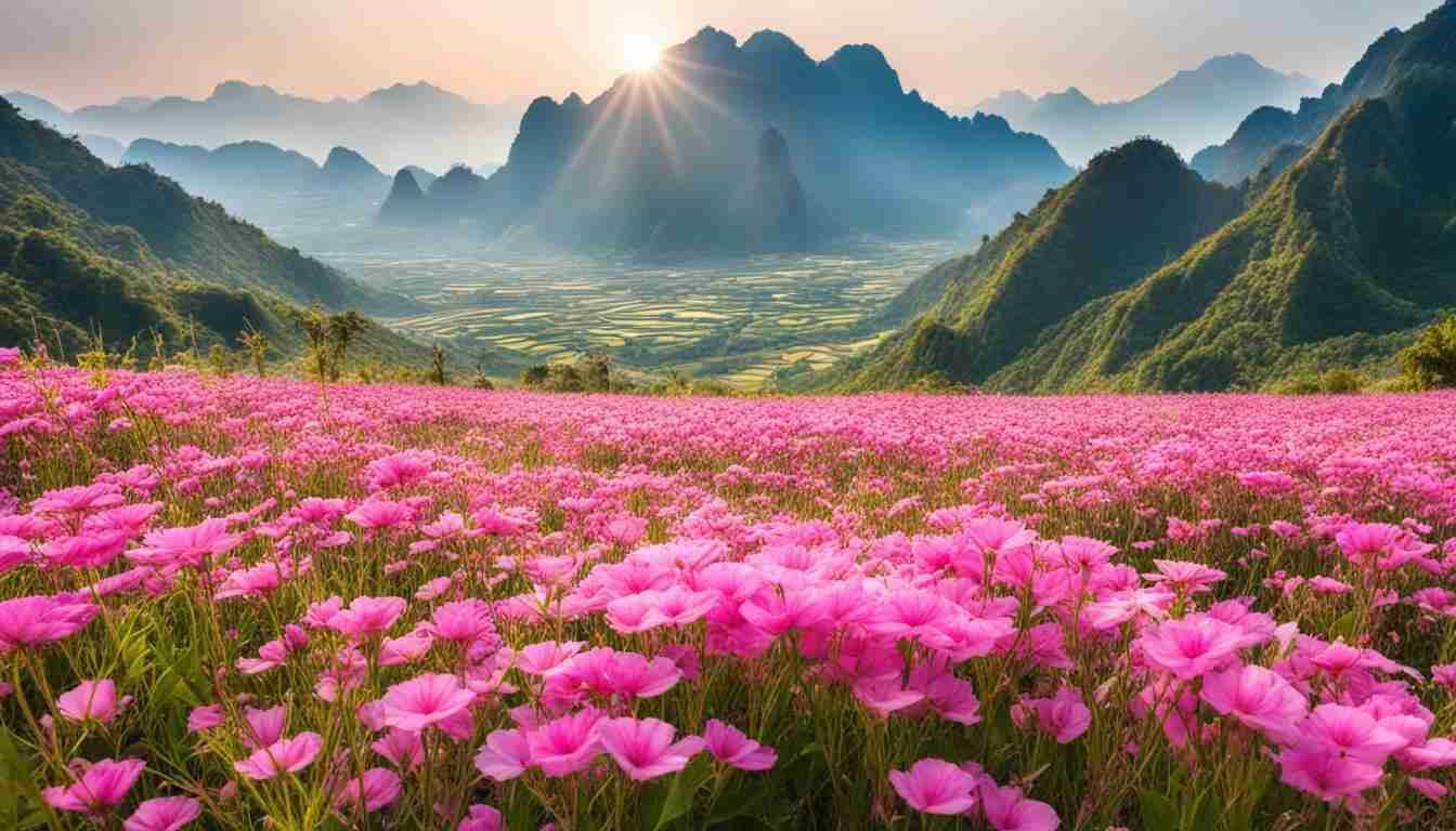 Pink Flowers in Thailand