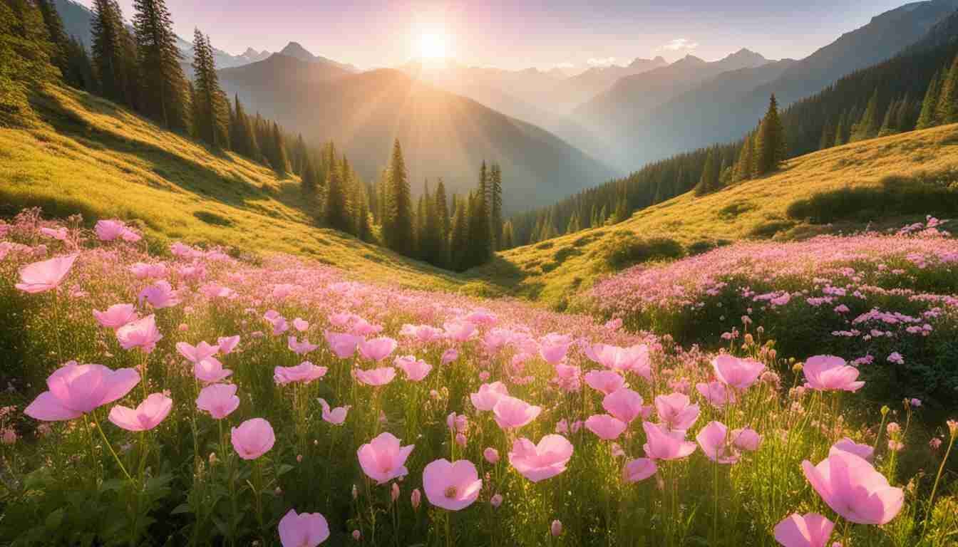 Pink Flowers in Norway