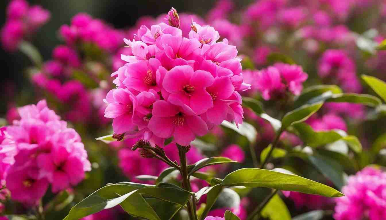 Pink Flowers in Timor-Leste