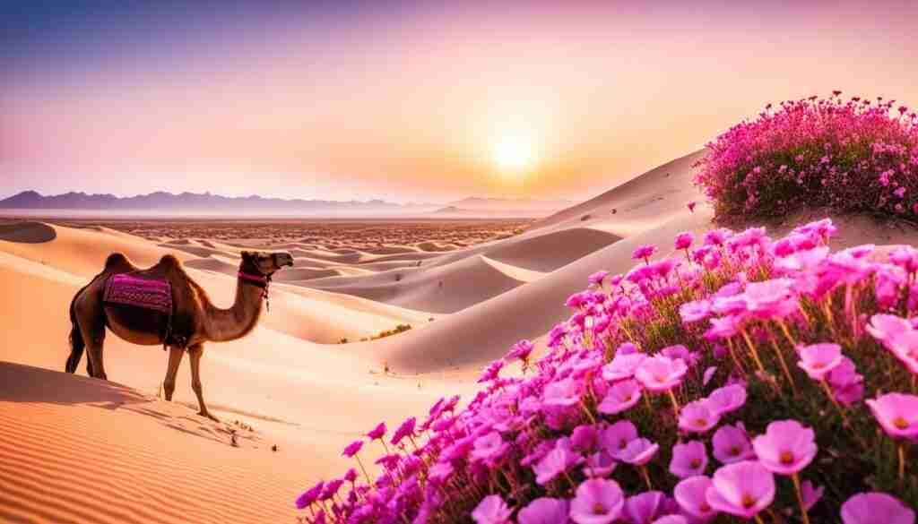Pink Flowers in Qatar