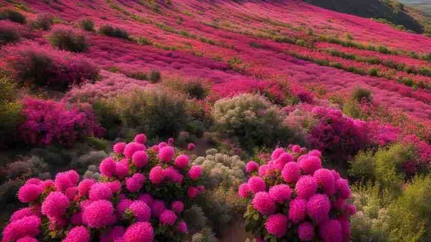 Pink Flowers in Spain