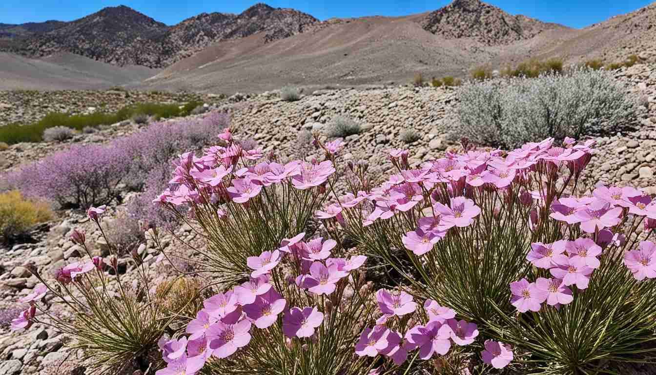 Pink Flowers in Nevada