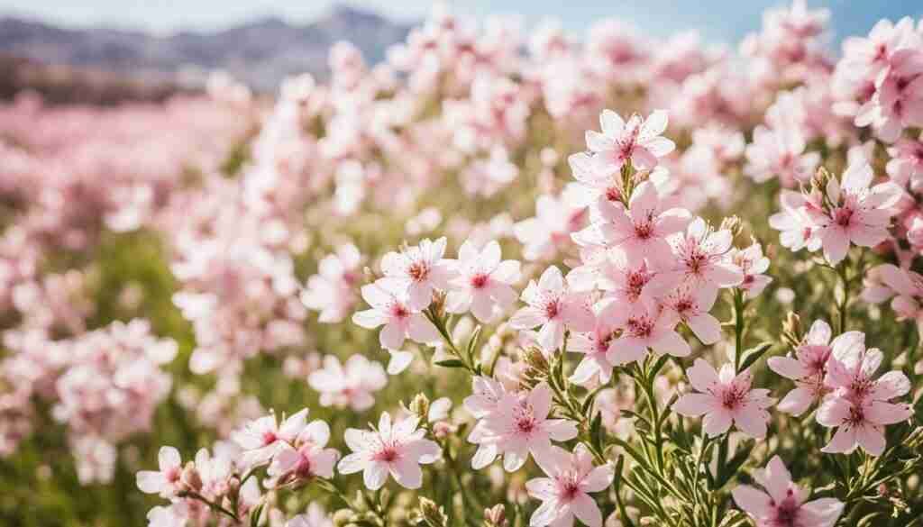Pink Flowers in Tunisia