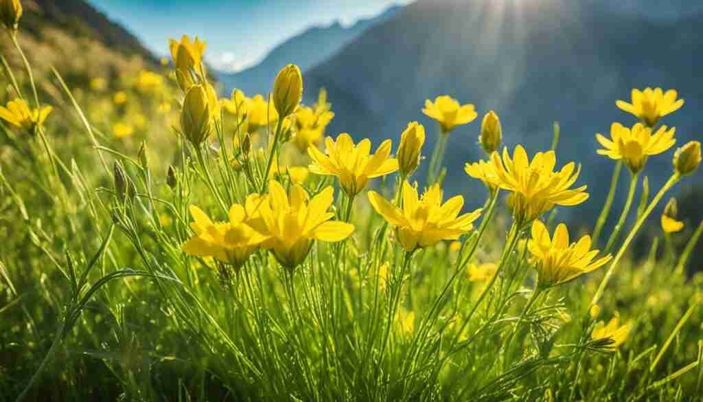 Yellow Flowers in Albania