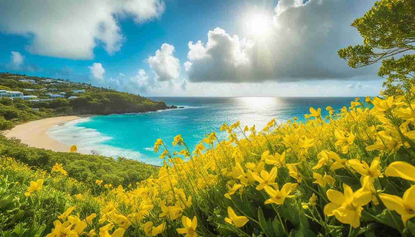 Yellow Flowers in Barbados