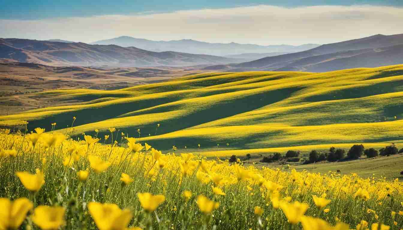 Yellow Flowers in Morocco