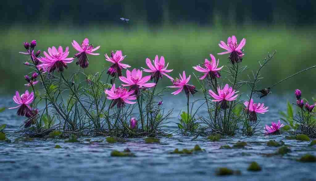 Pink Flowers in Louisiana