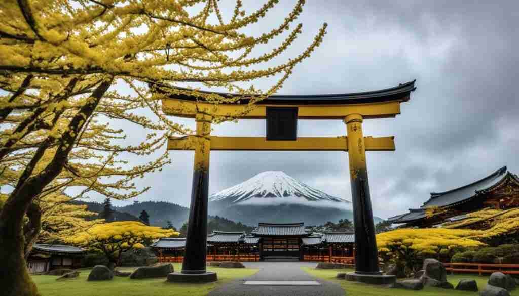 Yellow Flowers in Japan