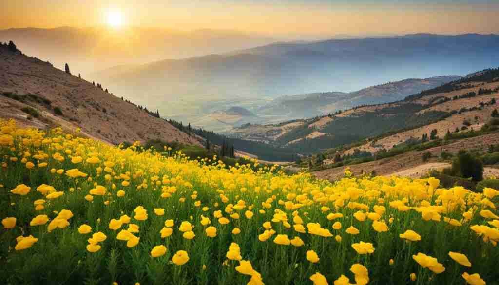 Yellow Flowers in Lebanon