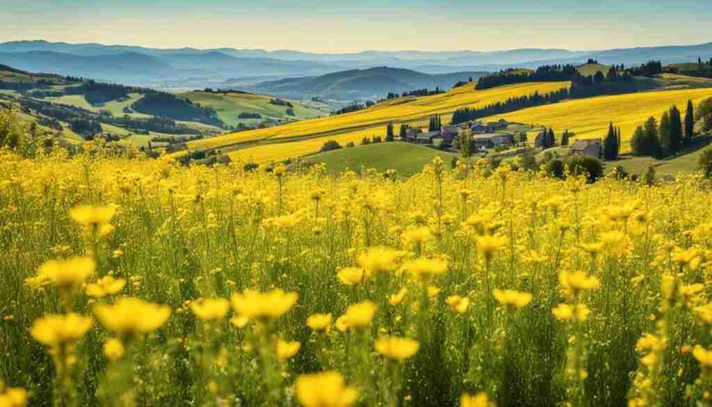 Yellow Flowers in Moldova