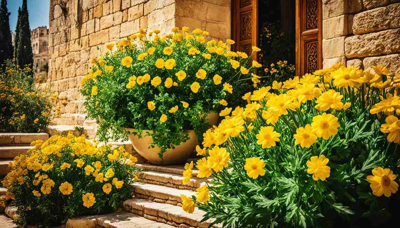 Yellow Flowers in Lebanon