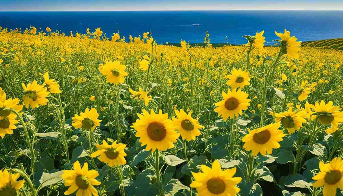 Yellow Flowers in Italy