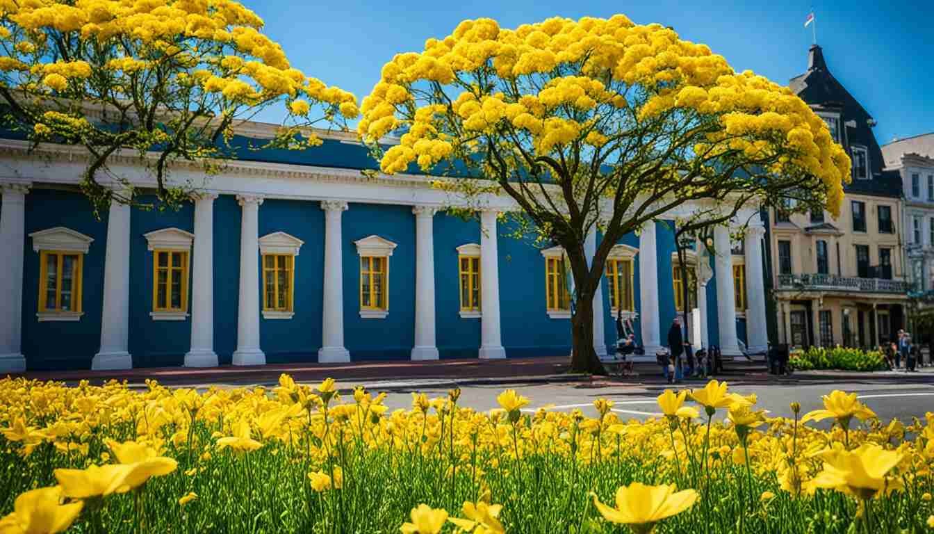 Yellow Flowers in Cuba