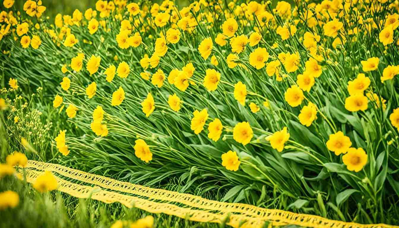 Yellow Flowers in Lithuania