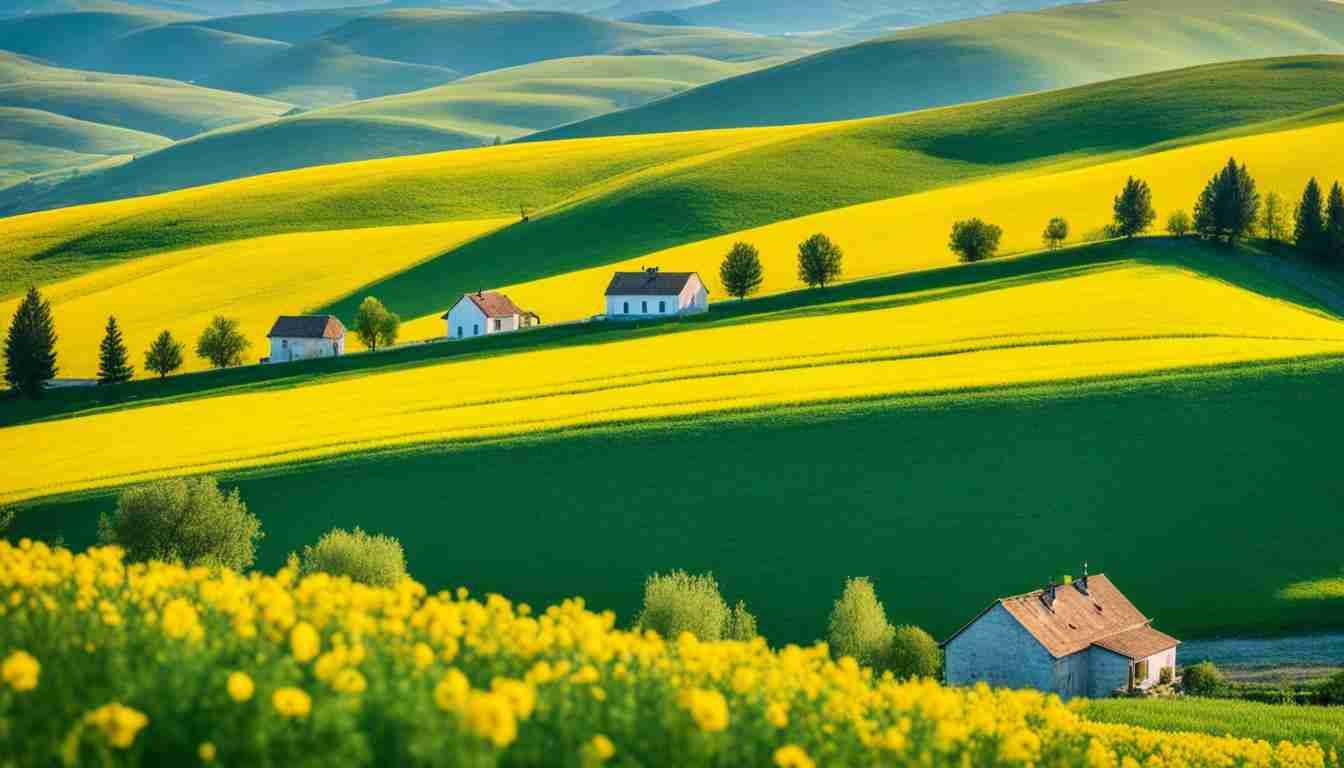 Yellow Flowers in Moldova