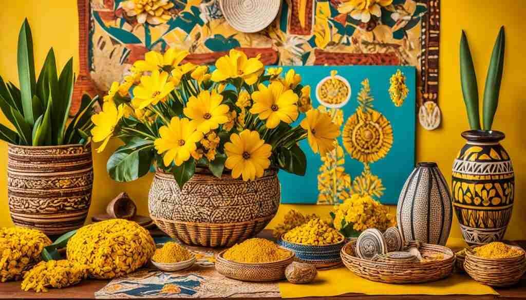 Yellow Flowers in Mozambique