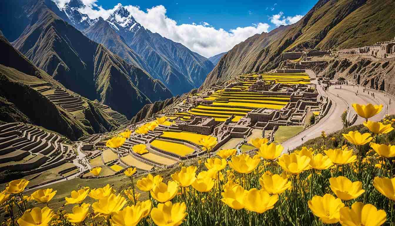 Yellow Flowers in Peru