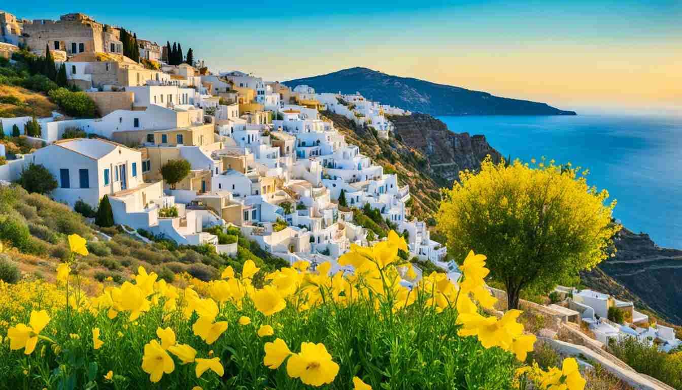 Yellow Flowers in Greece