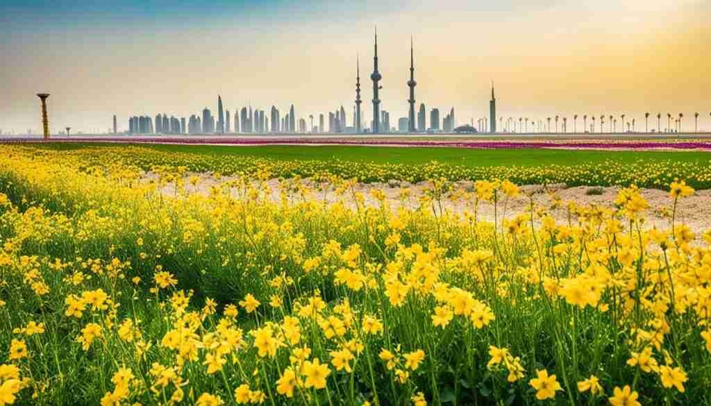 Yellow Flowers in Kuwait