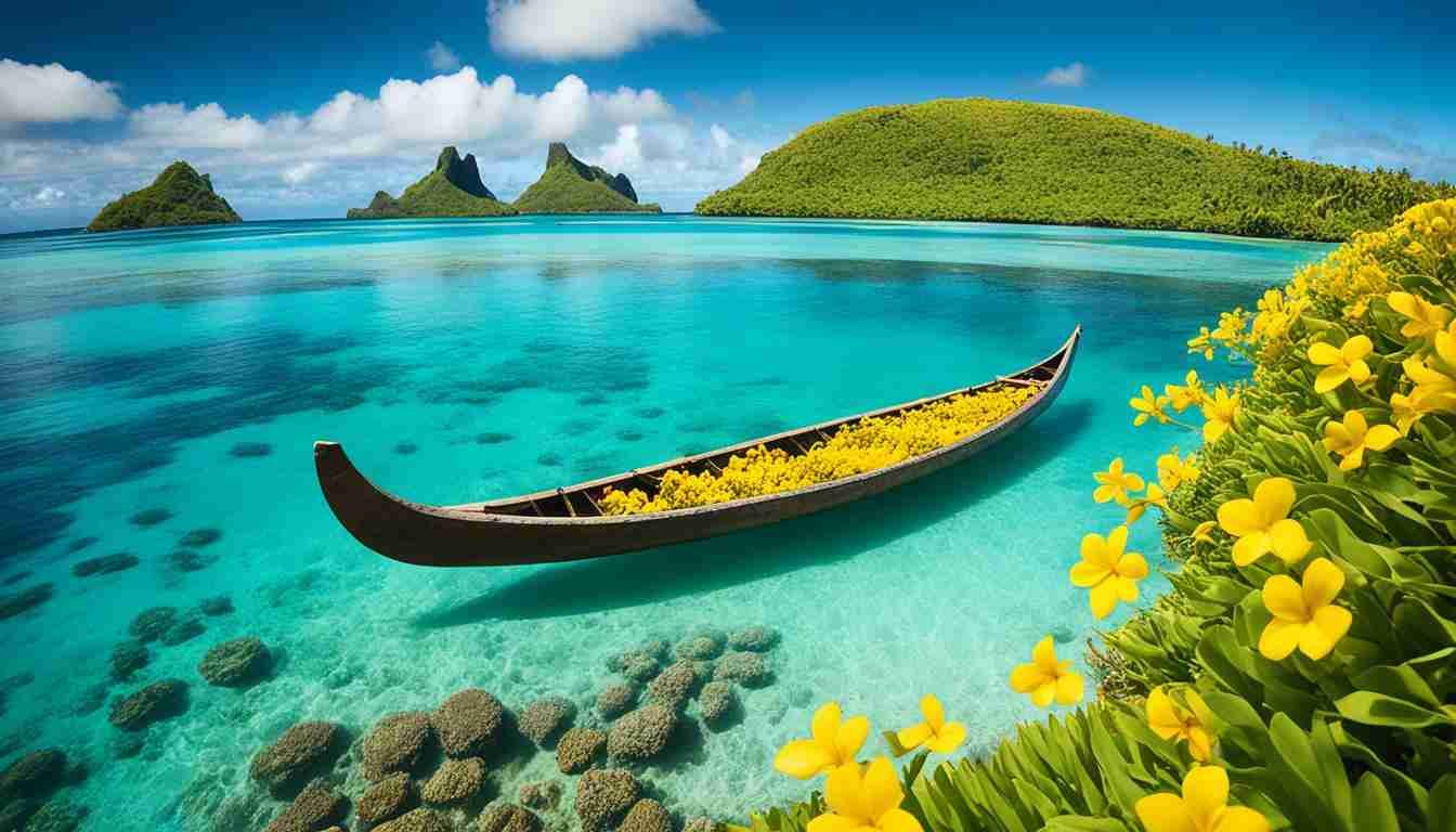 Yellow Flowers in Micronesia