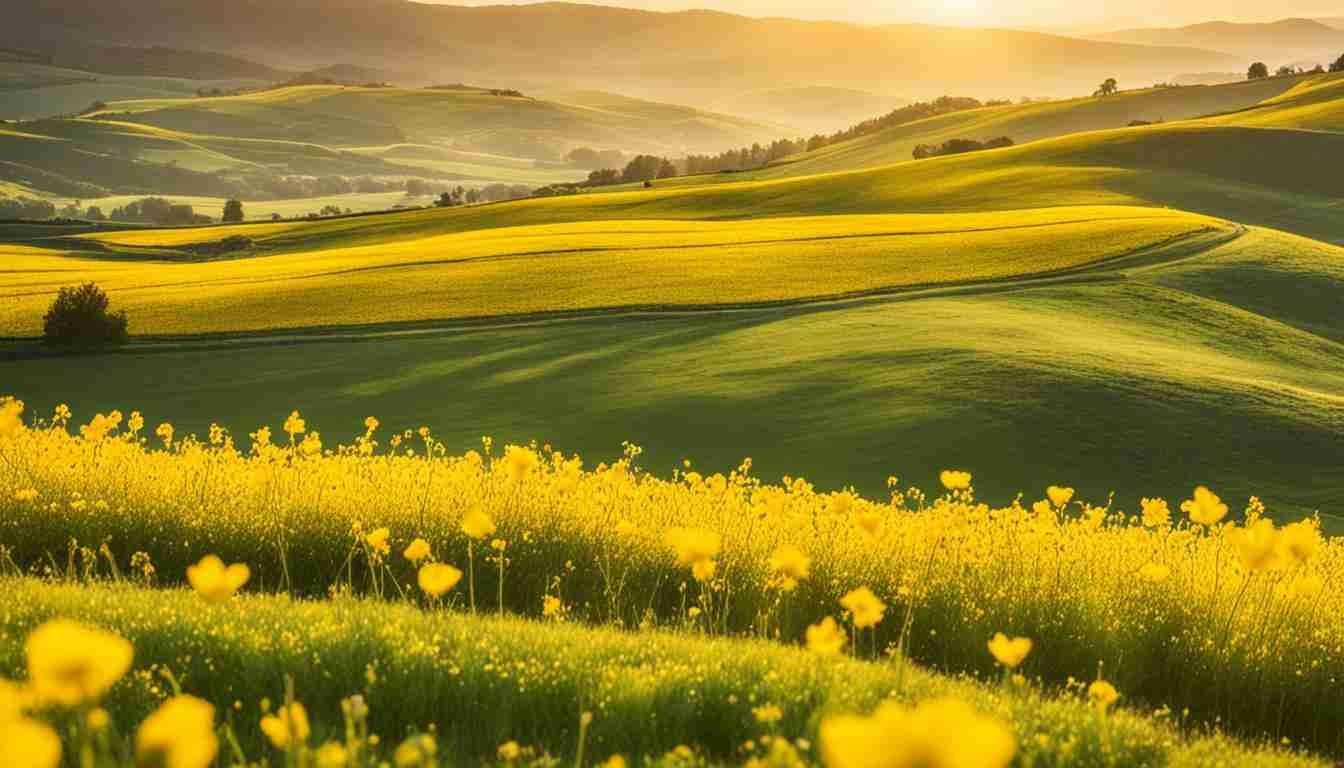 Yellow Flowers in Moldova