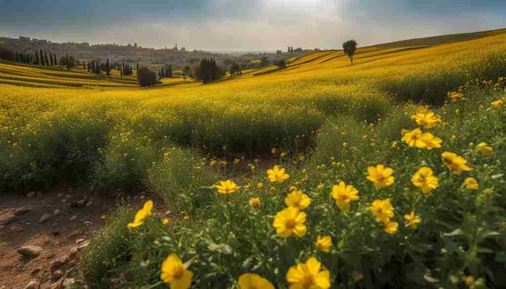 Yellow Flowers in Palestine