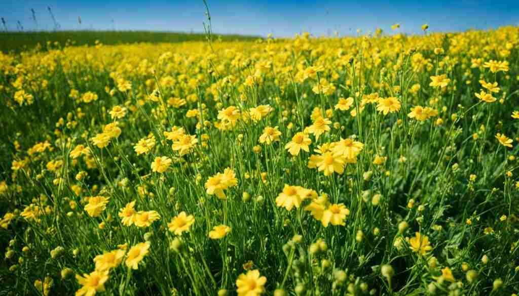 Yellow Flowers in Russia