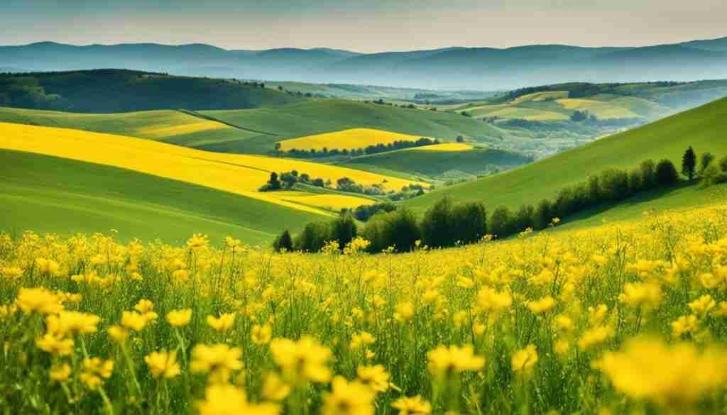 Yellow Flowers in Serbia