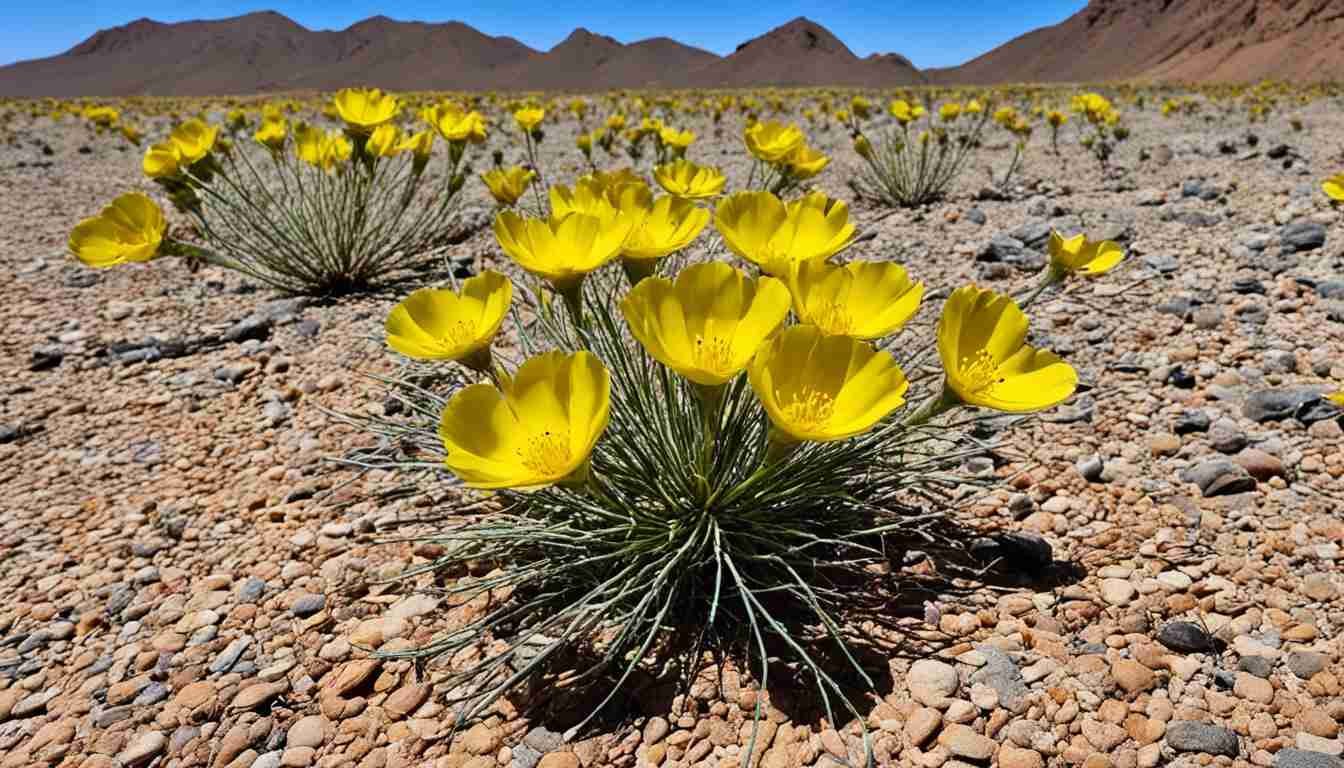 Yellow Flowers in Namibia
