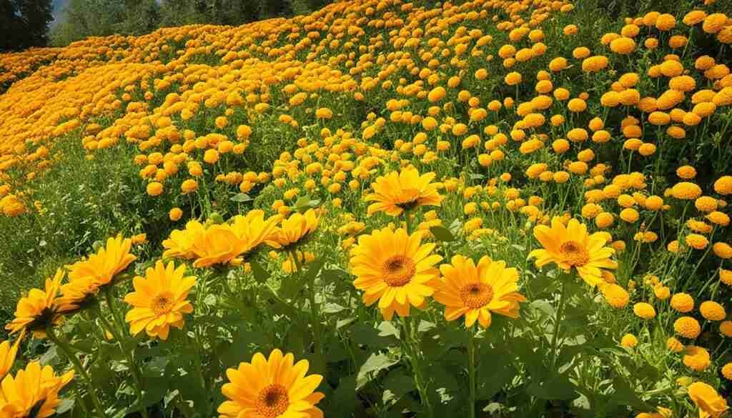 Yellow Flowers in Burundi