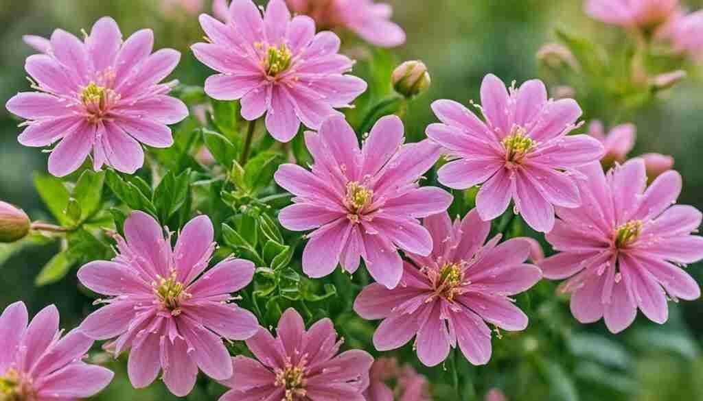 Pink Flowers in San Marino